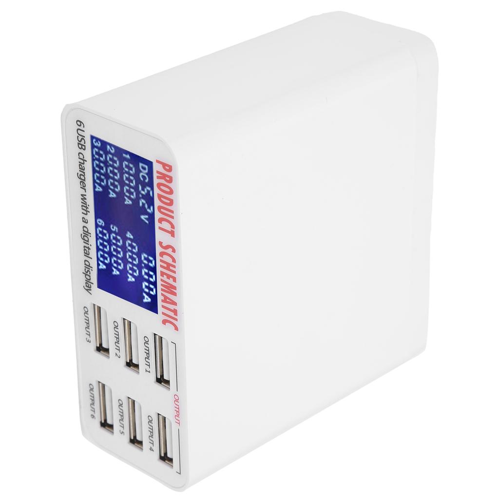 Buy USB Ports Charger Smart Charging Power Supply Adapter 40W EU Plug ...