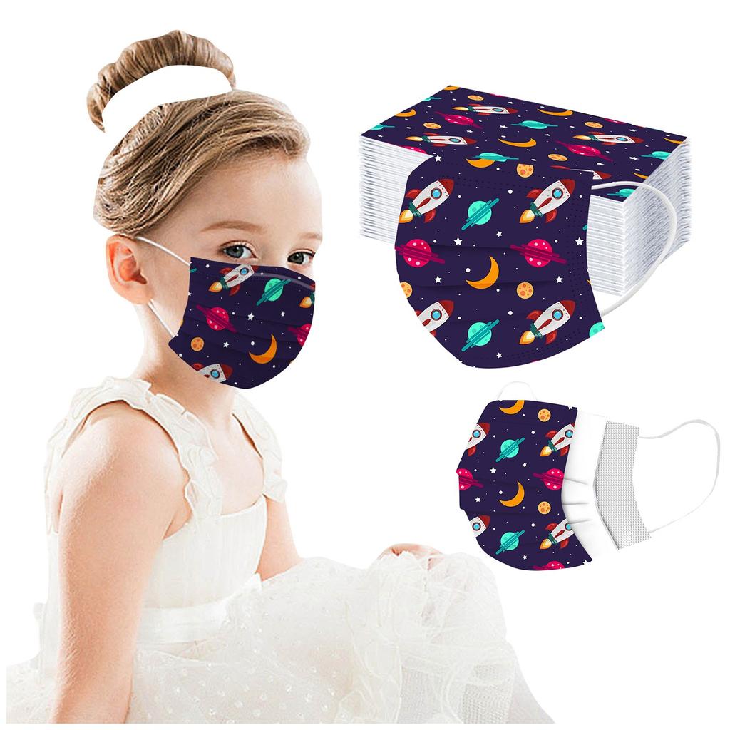 Buy [SIC] Child Kids Mask Disposable Face Mask Industrial 3Ply Ear Loop ...