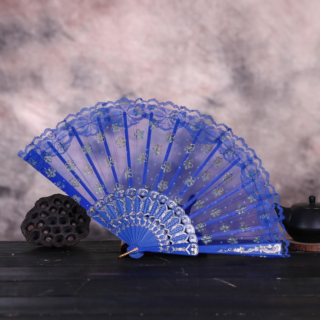 Buy Best Chinese Style Dance Wedding Party Lace Silk Folding Hand Held ...