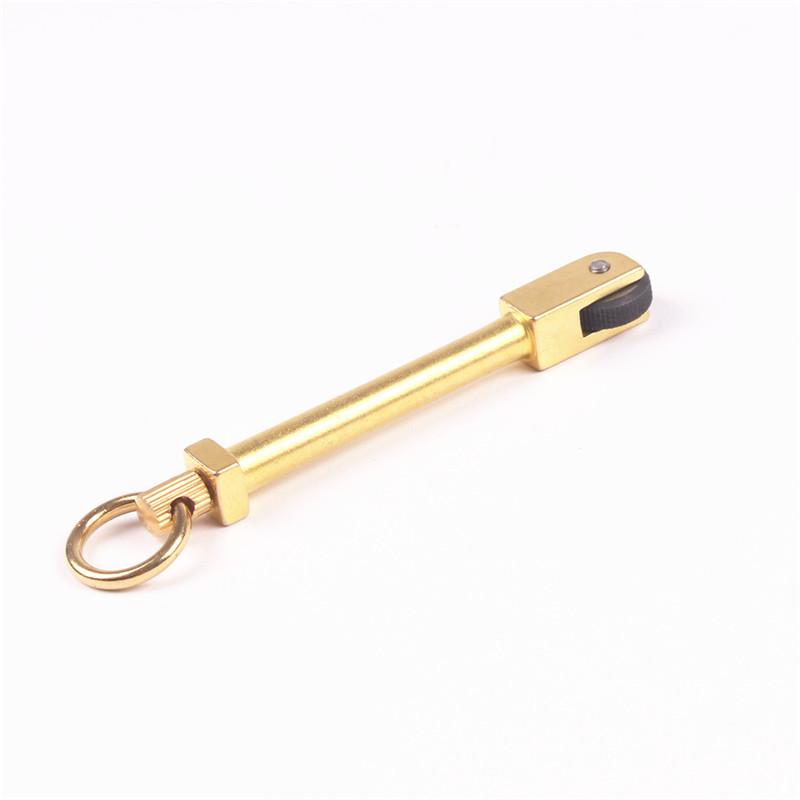 Outdoor Mini Brass Pulley Flint Fire Stick Igniter Wild Igniter Camping ...