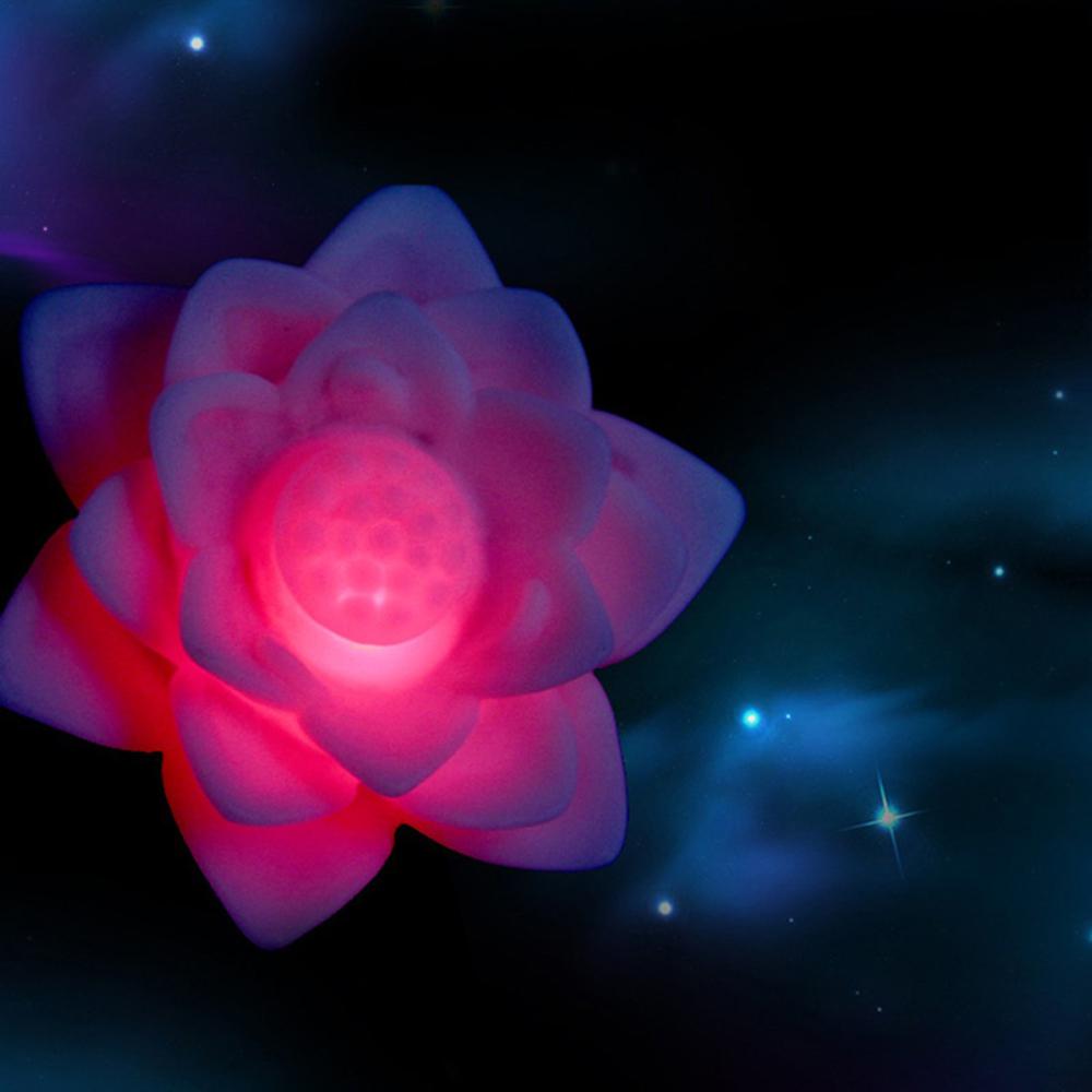 Buy Romantic Lotus Flower Night Light Color Changing Lotus Flower Lamp ...