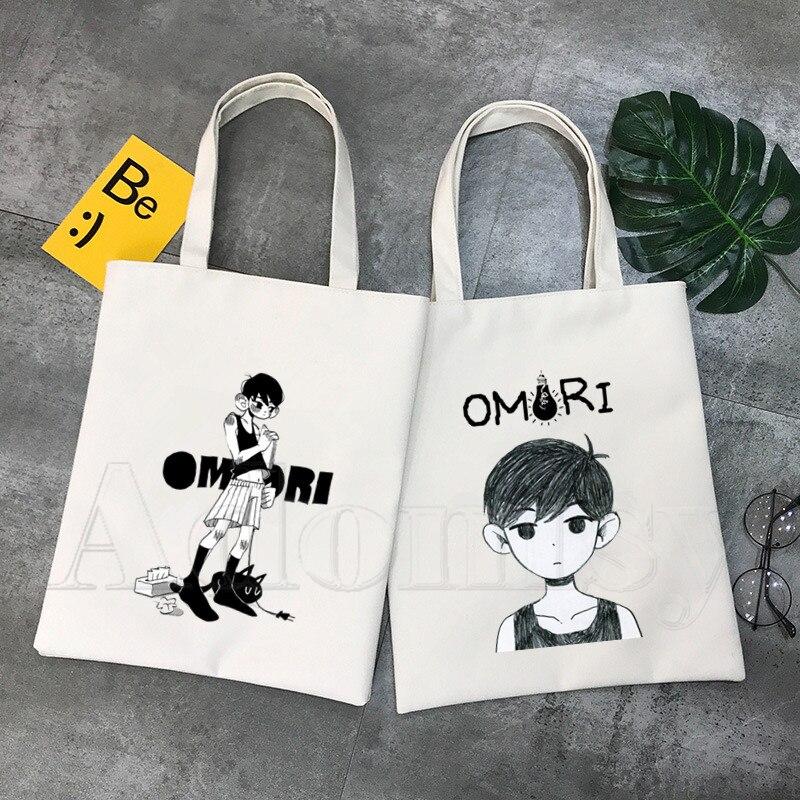 Buy Omori Women Canvas Tote Bag Eco Shopping Bag Large Capacity ...