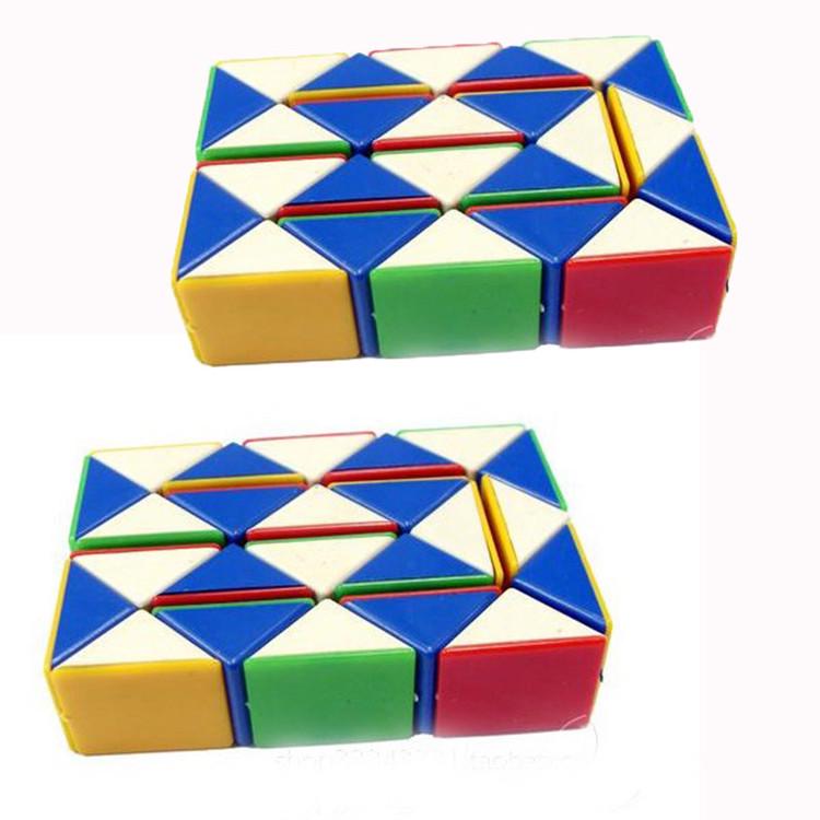 Magic cube foldable snake magic ruler jigsaw puzzle colorful uygun ...