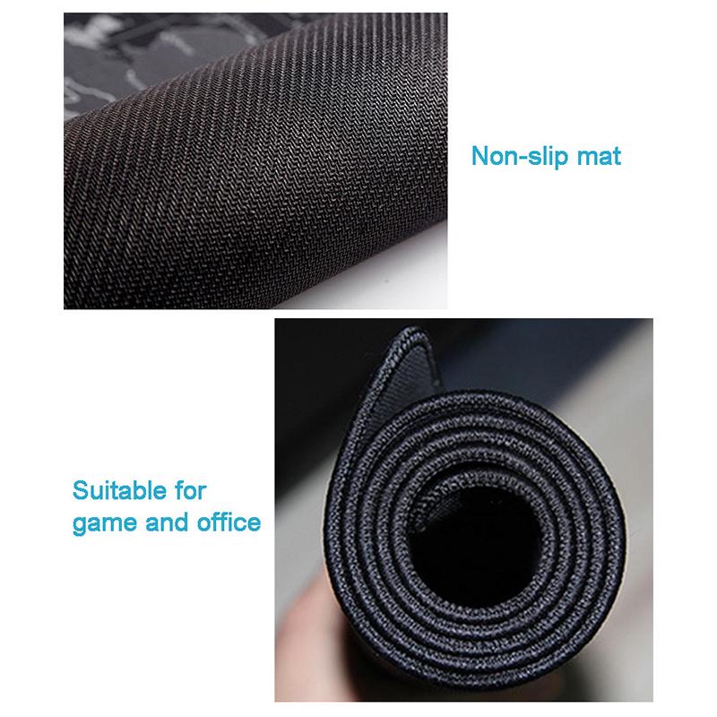 Buy Anti-Slip Gaming Large Mouse Pad Computer World Map Rubber Keyboard ...