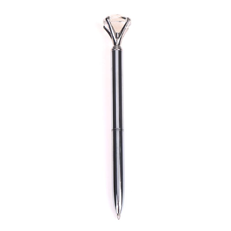 4Pcs/Set Metal Diamond Head Crystal Ball Pen Creative Pen Office ...