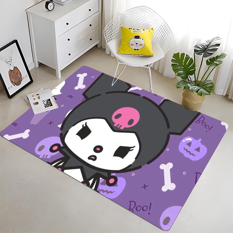 Cheap Cartoon Cute Kuromis Carpet Anime Purple Rug Children Kids Play ...