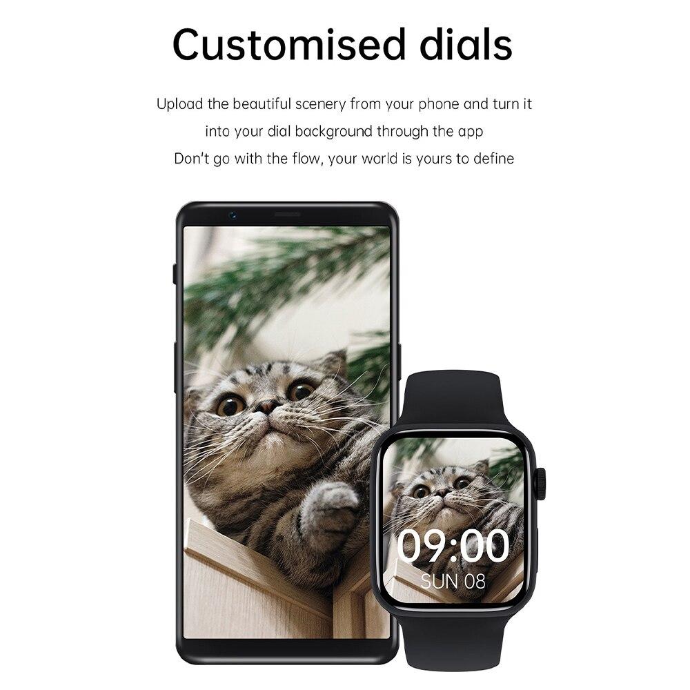 Buy 2022 Smart Watch IW7 NFC Games Series 7 Bluetooth Call Wireless ...