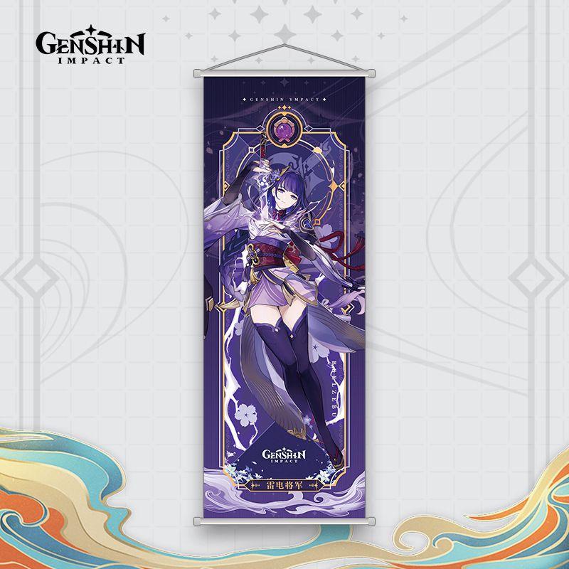 Buy Genshin Impact Wall Scroll Poster Albedo Wall Hanging Canvas ...