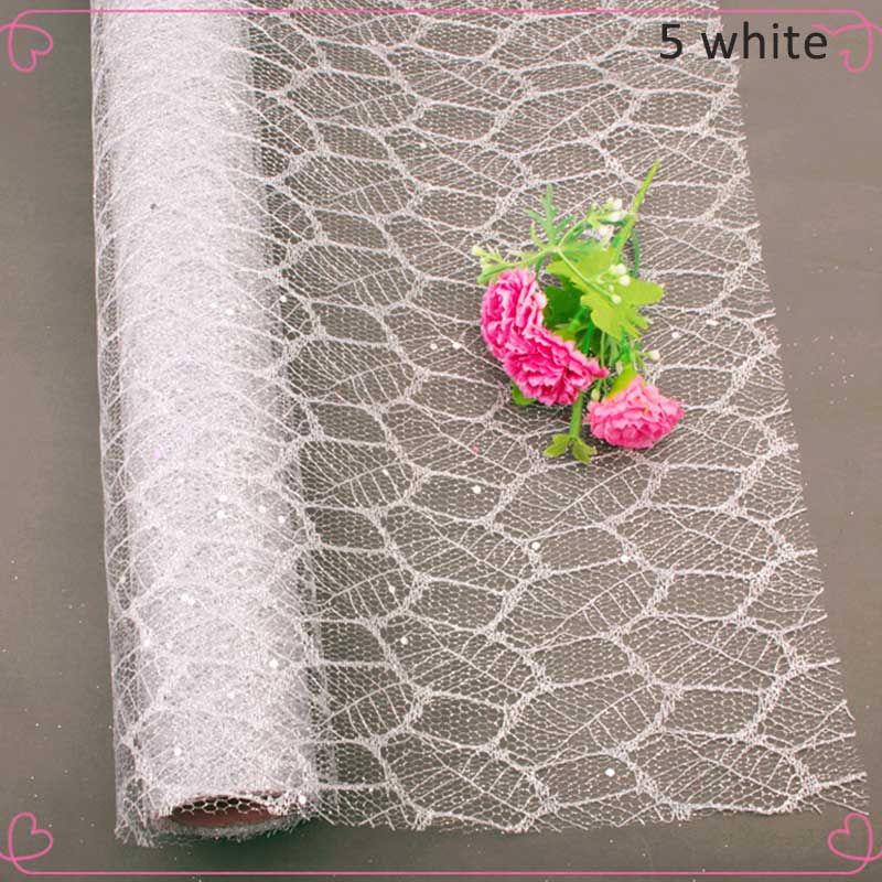 💰Comprar 1 Rollo Flores Embalaje Malla DIY Scrapbook Craft Dress DIY ...