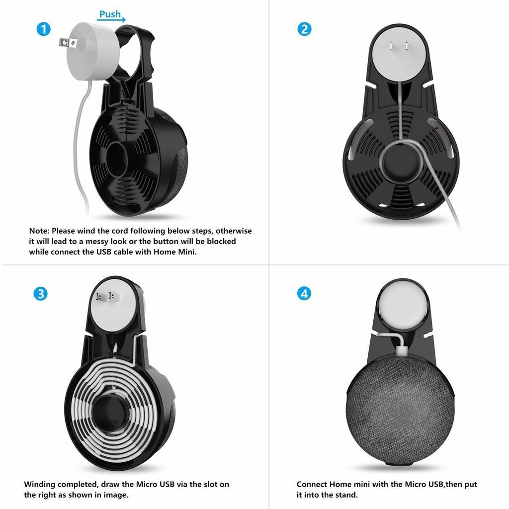 Buy 1PC Kitchen Bedroom Wall Mount Holder Hanger Stand Grip for US Plug ...