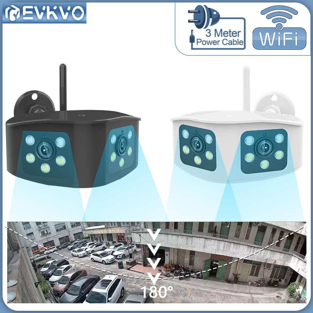 Cumpără EVKVO 8MP 4K Dual Lens în aer liber Wifi Camera de securitate ...