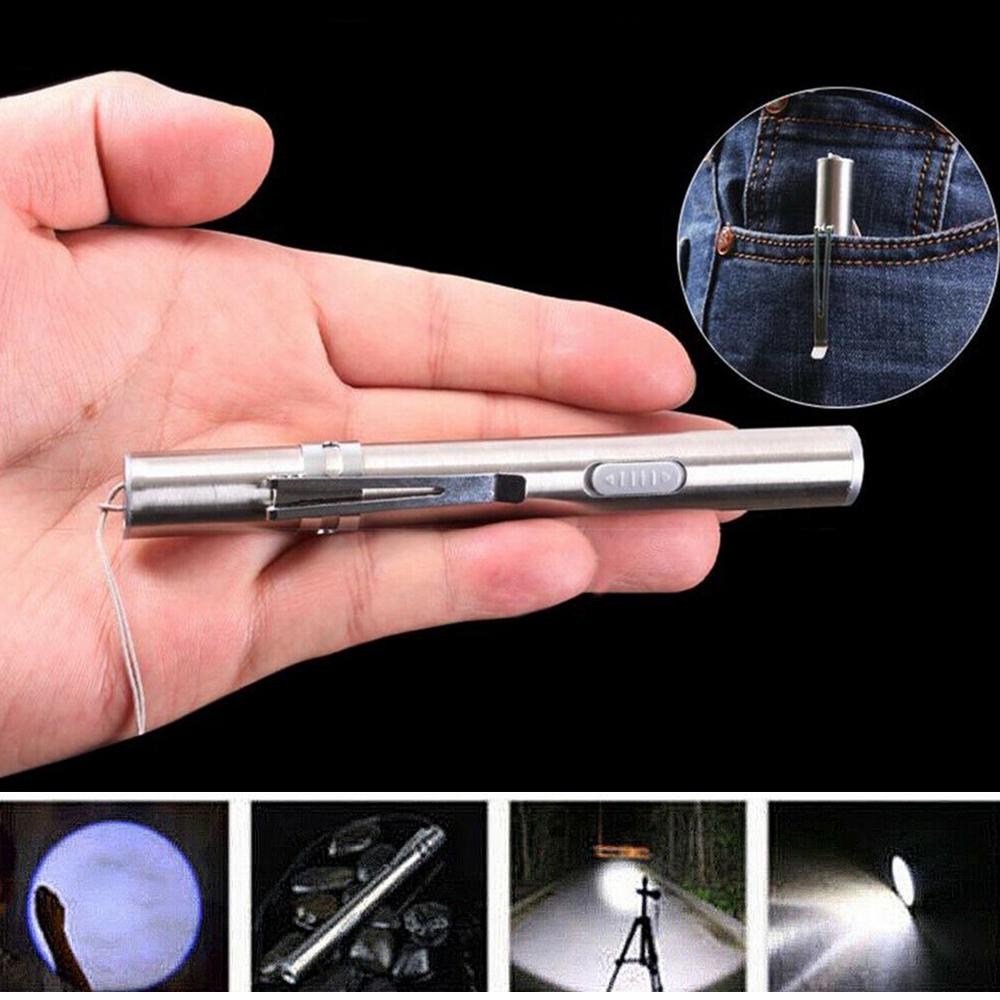 Buy 8000Lumens Portable Super Bright Led USB Rechargeable Pen Pocket ...