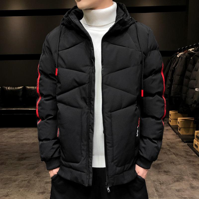 Buy Men 'S Jacket Winter Cotton Padded Jacket Slim And Handsome Men 'S ...