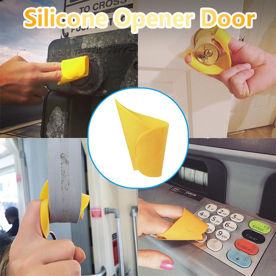 Buy Portable Hand Protection Silicone Germaphobe Door Handle Opener ...