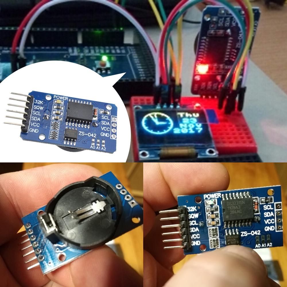 Arduino DS3231 ZS042 AT24C32 IIC Modülü Precision RTC Gerçek Zamanlı ...