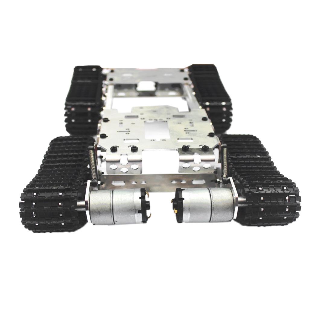 Buy Robot Tank Car Chassis Kit Track Crawler with 4WD Motors for ...