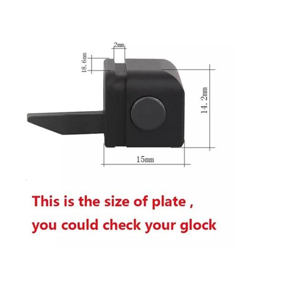 Buy Hunt Aluminum Select Fire Switch Tactical Slide Plate Stainless ...