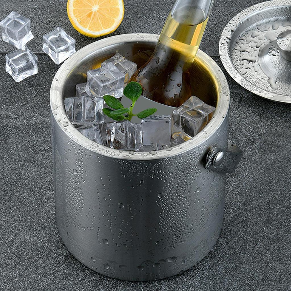 Cheap Stainless Steel Ice Bucket Double Wall Insulated for Chilling ...