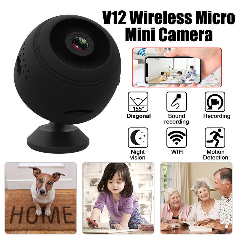Buy V12 Wireless Micro Mini Camera with Magnetic, HD Mini Wifi Night ...