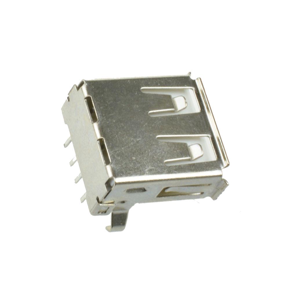 Buy 10PCS/Lot USB Type A Female Socket A/F 90 Degree Female Socket ...