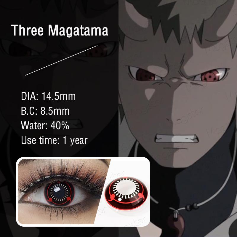 Buy Naruto Sharingan Halloween Contact Lenses Uchiha Sasuke Hatake ...