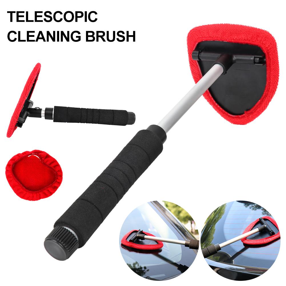 Car Windshield Cleaning Brush Telescopic Scrub Brush Replaceable ...