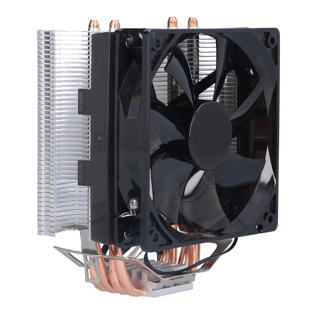Cheap CPU Cooling Fan Durable Shock Absorption Pure Copper Four Heat ...