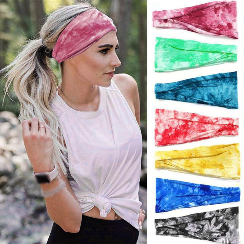 Buy Elastic Sports Bandana Popular Ladies Women's Turban Headbands ...