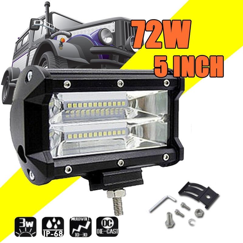 Cheap 72W LED Work Light Car Accessories Work Light Driving Lamp Light ...