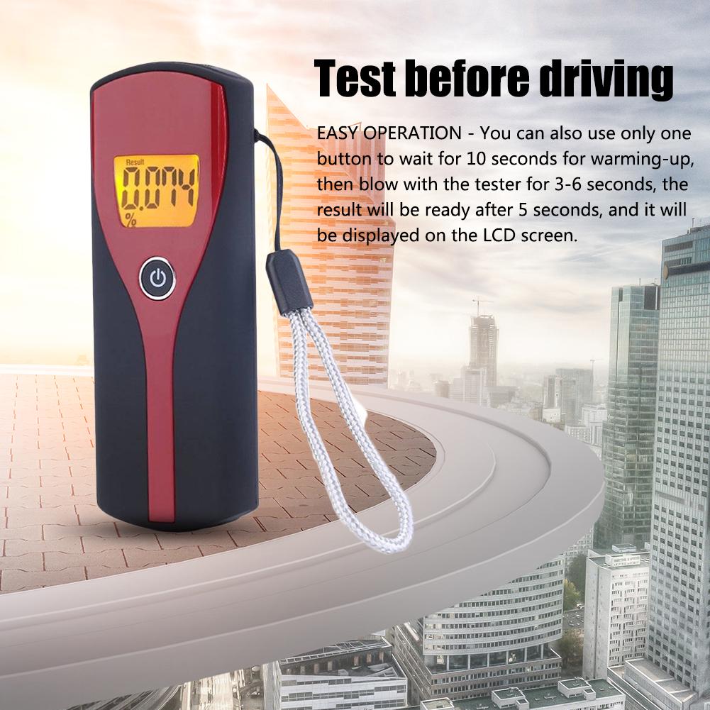 Cheap Blowing Breathalyzer Portable Digital Alcohol Tester to Detect ...