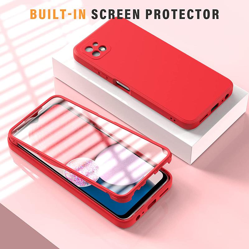 Buy 360 Luxury Liquid Silicone Phone Case for Samsung Galaxy A23 A33 A53 A73 A13 A22 A32 A52 A72 ...