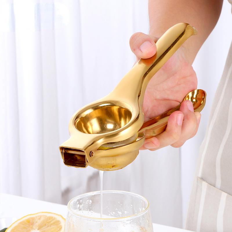 Buy Lemon Juicer Stainless Steel Juicer Handle Squeeze Multifunctional ...