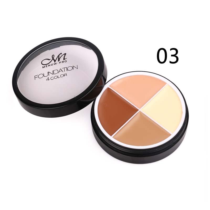 4 Colors Face Powder Cream Pro Contour Makeup Concealer Palette ...