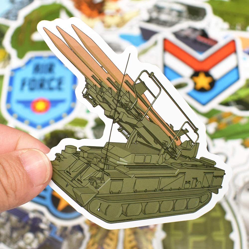 Buy 50 PCS Military Style Stickers Soldier Badge Cartoon Cool Stickers ...