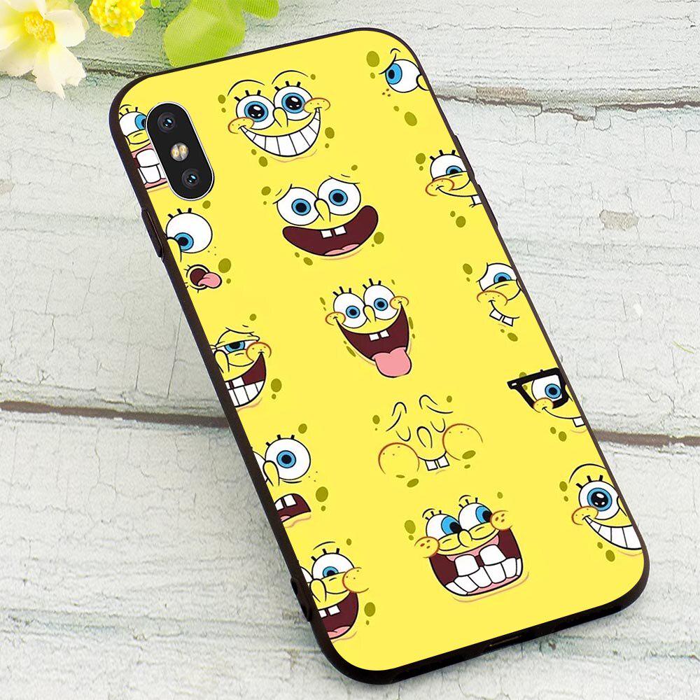 Buy Pattern Sponge Bob And Patrick Phone Case for iPhone 7 Plus 8 X Xs ...