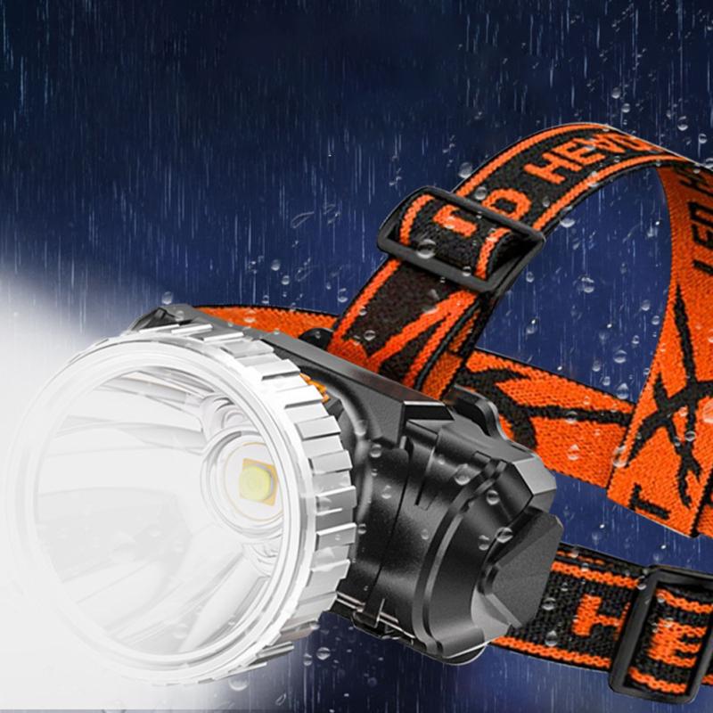 Buy Mini Led Headlamp 4 Level Portable Rechargeable Head-mounted ...
