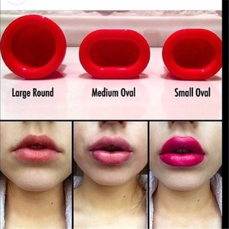 Buy Lip Pump Plumper Enhancer Round Oval Device Sexy Full Lips Red Pout ...