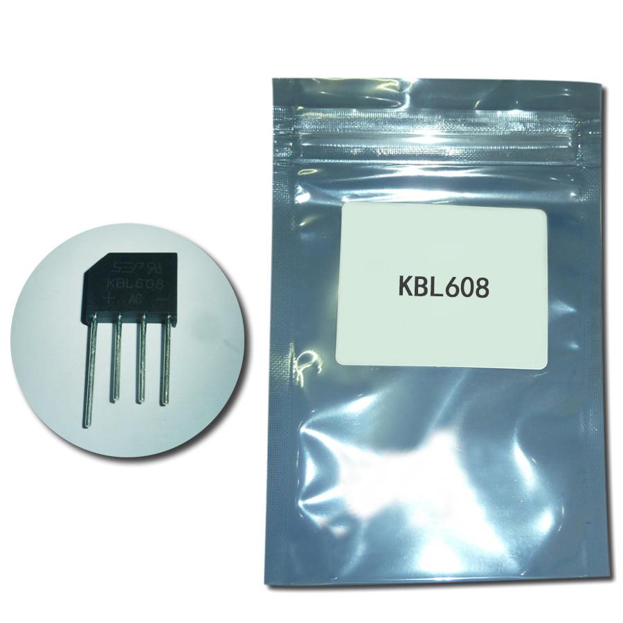 5PCS KBL608 6A 800V diyot köprü doğrultucu KBL-608 yeni orijinal uygun ...