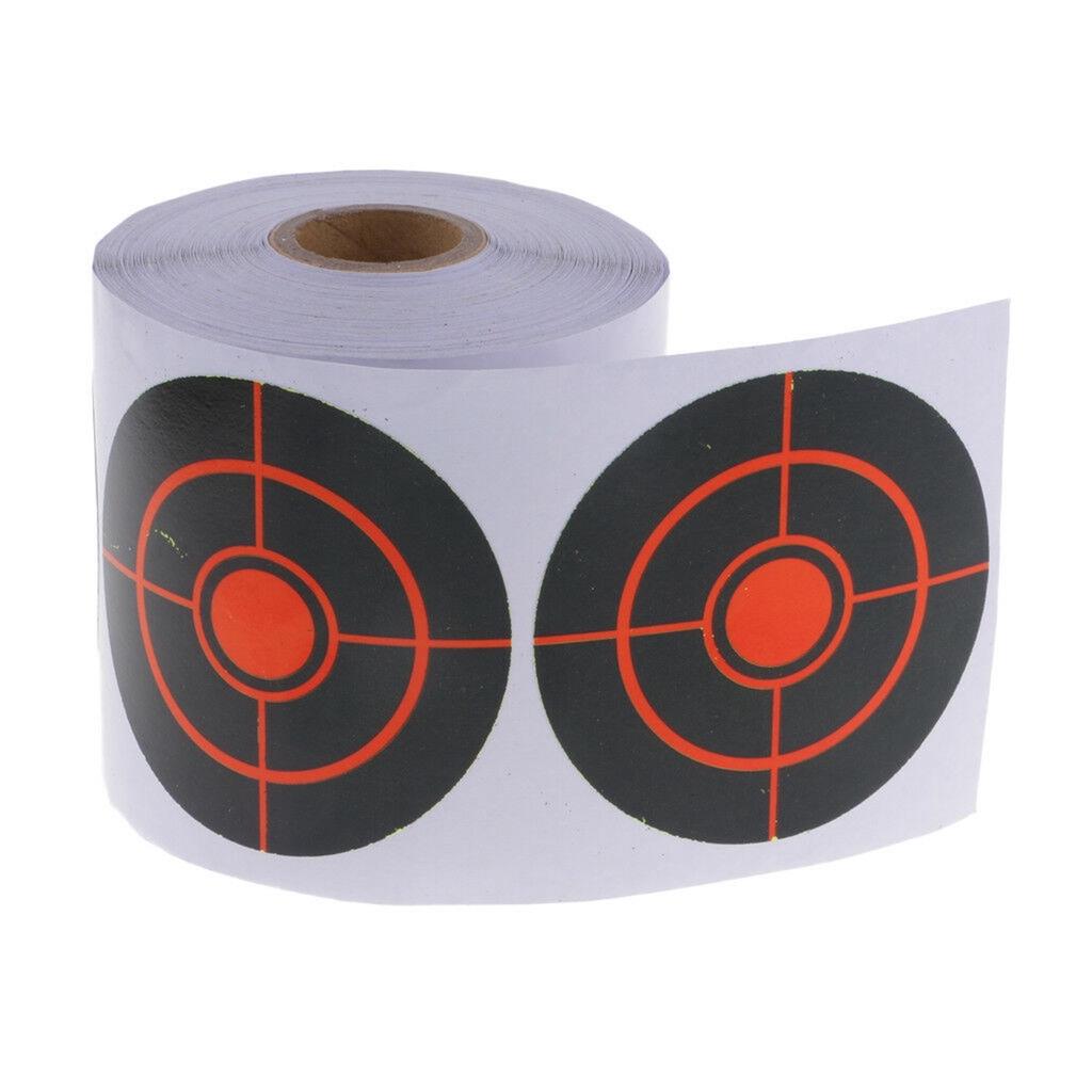 Buy 100pcs/250pcs Roll Shooting Adhesive Targets Splatter Reactive ...