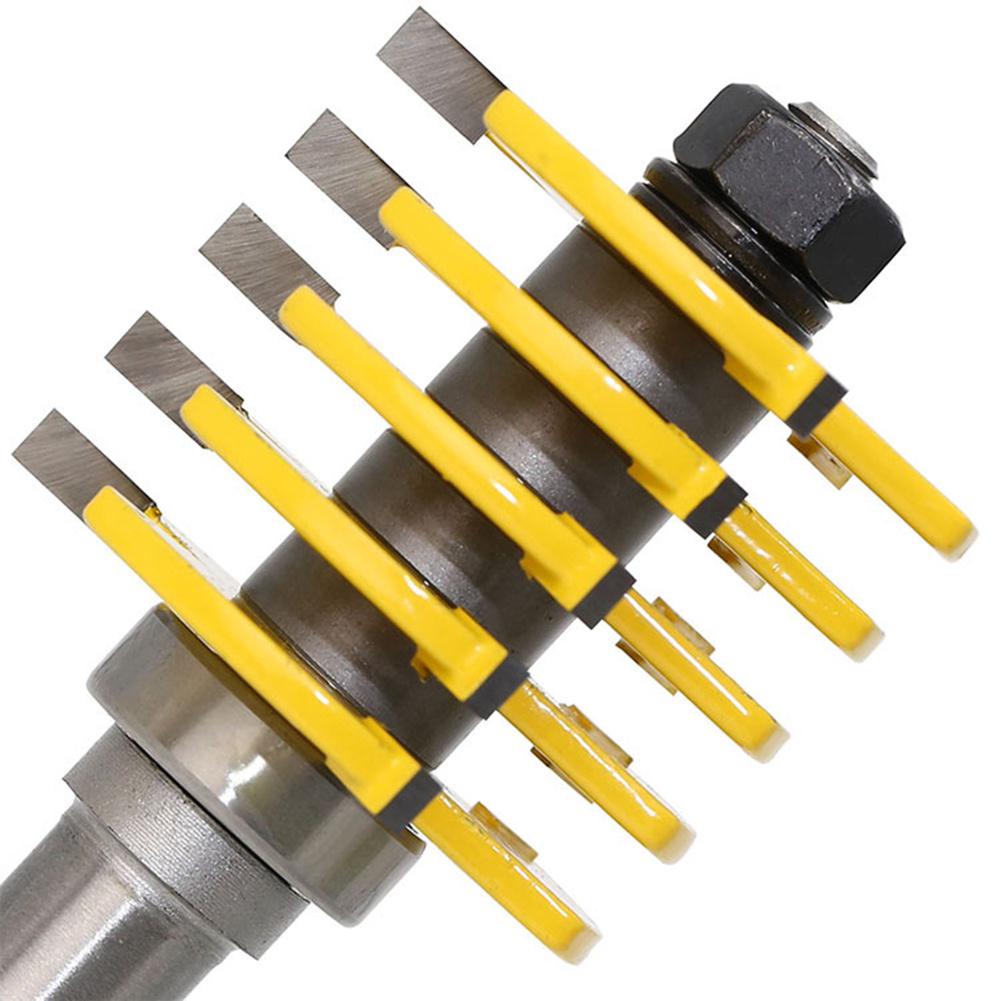 Buy 1/2" Shank Box Joint Router Bit Adjustable Woodworking Full Split ...