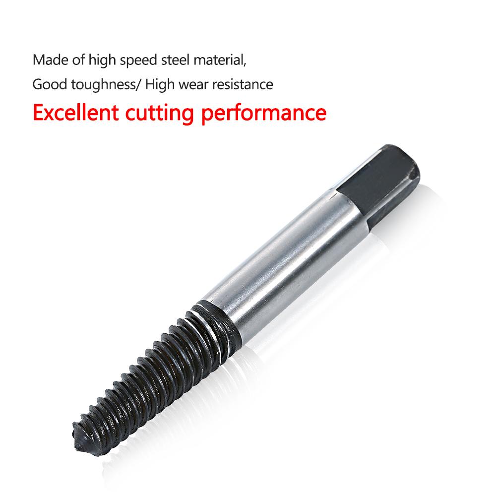 Buy 12PC HSS Easy Out Rigid Screw Extractor Set Broken Bolt Stud ...