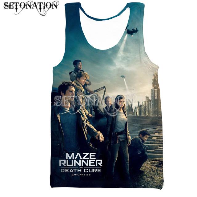 The Maze Runner VestPopularity New Fashion Cool 3d Printed Vest Summer ...