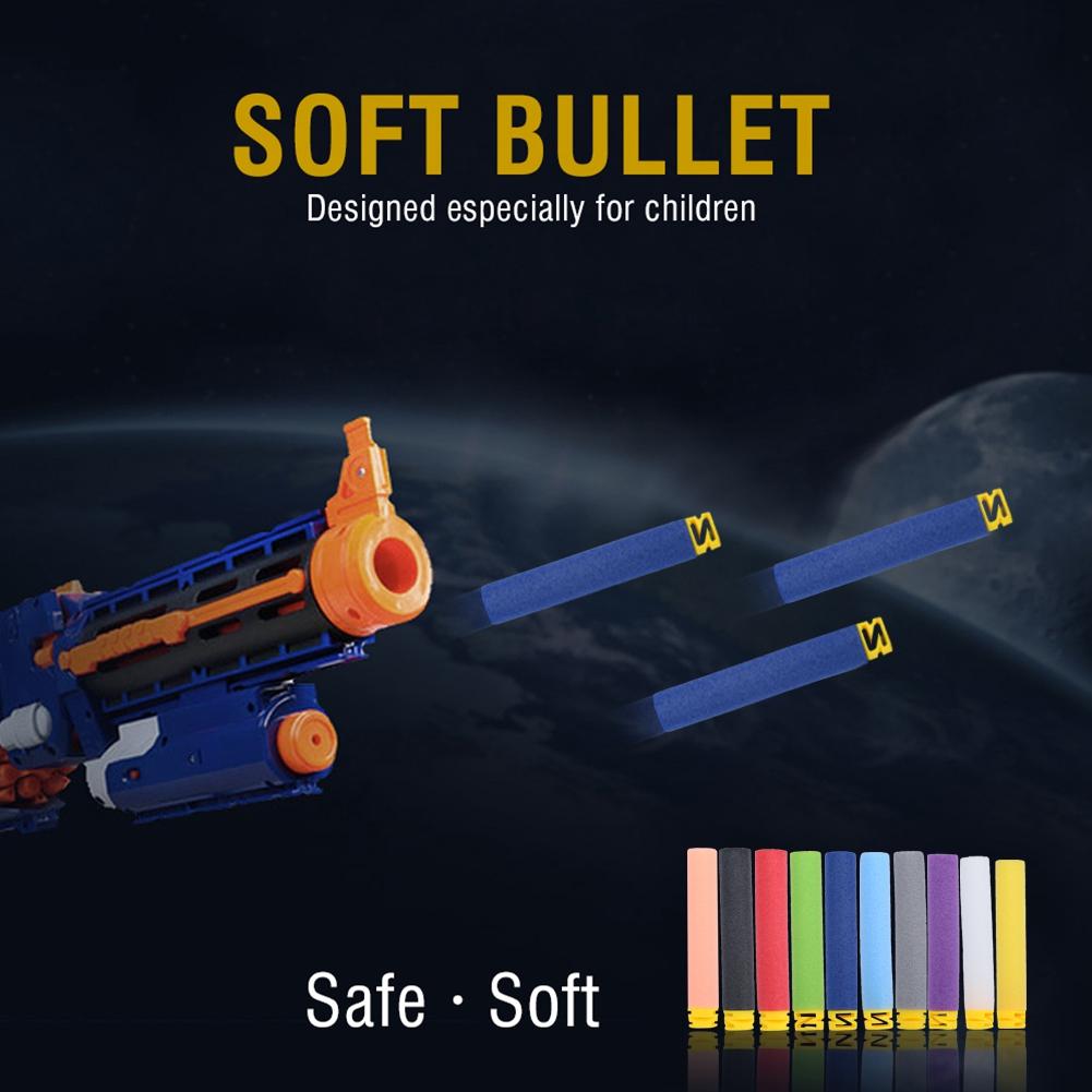 100pcs 8 Colors Toy Soft Refill Bullets EVA Foam for Elite Series uygun ...