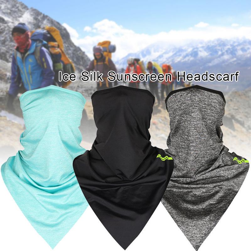 Buy Sunscreen Headscarf Windproof Multifunctional Ice Silk Face Mouth ...