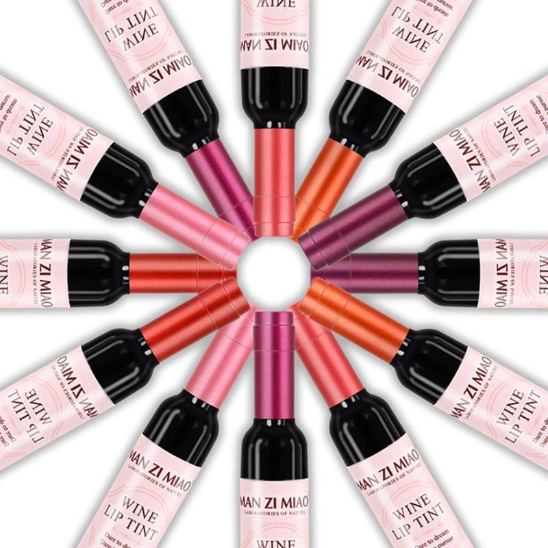 Acheter Vin Lip Gloss Rouge Lip Tint Bébé Rose Liquide Rouge à Lèvres ...