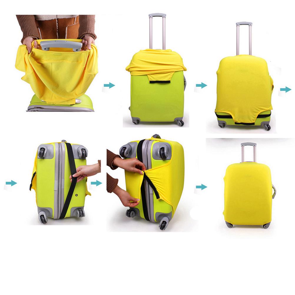 Buy Elastic Travel Luggage Cover Suitcase Trolley Case Protective Bag ...