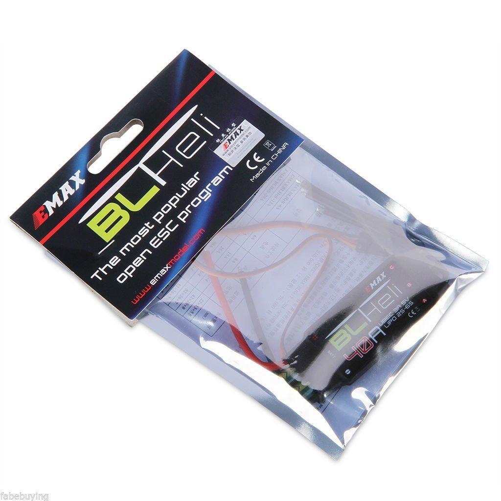 SHINA Emax BLHeli 2-6S 40AMP 40A Brushless Regler ESC 3A / 5V BEC for RC Flugzeug-buy at a low ...