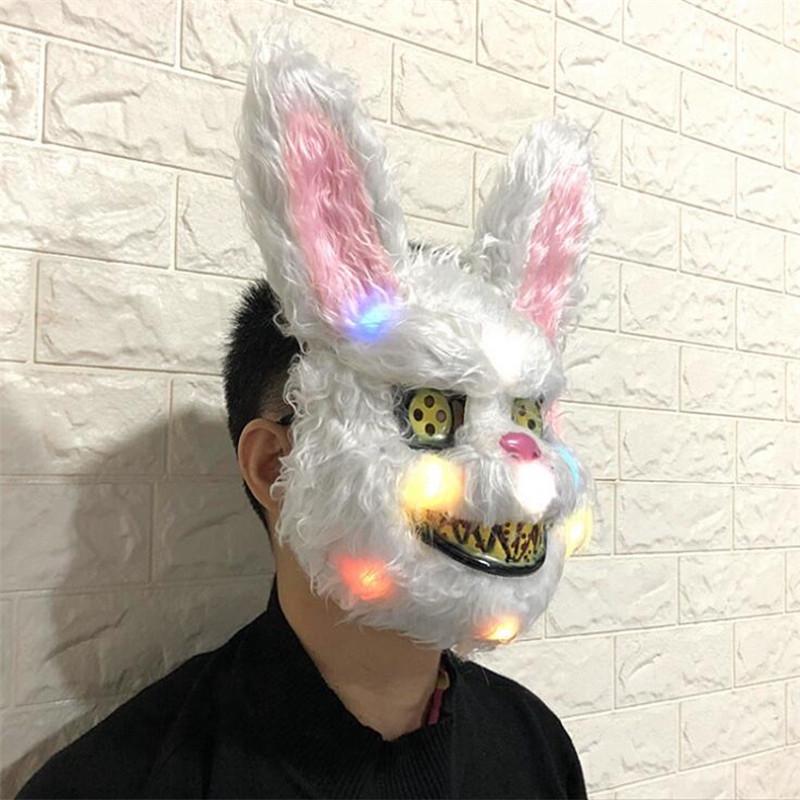 Buy Halloween LED Evil Bloody Rabbit Mask Masque Easter Tricky Mask ...
