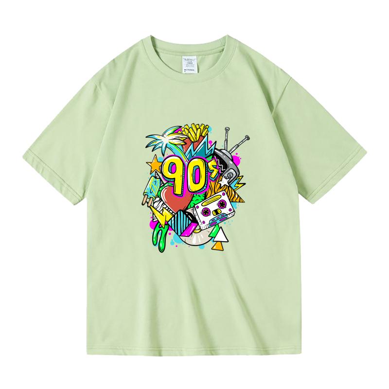 Buy 210 GSM Men's Heavy 100% Cotton T-Shirt 90S Vintage I Love The 90S ...
