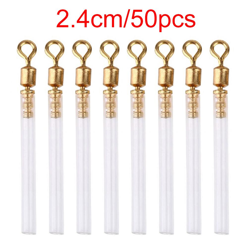 Cheap 50pcs Fishing Swivel Head Tube Floats Adapters Sea Fishing Buoy ...